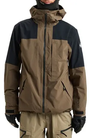Quiksilver Forever Stretch Gore-tex® Waterproof Ski Jacket - Canteen