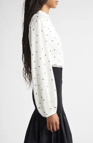 A.L.C. Blaire Polka Dot Top