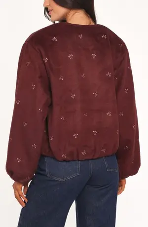 PETAL & PUP Marla Crop Bomber Jacket