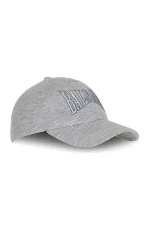 Balmain Embroidered Jersey Cap