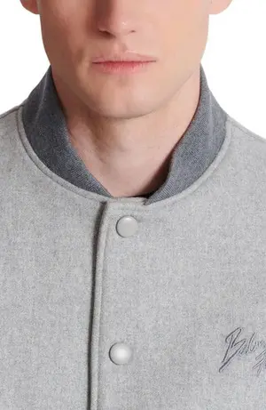 Balmain Embroidered Jersey Cap