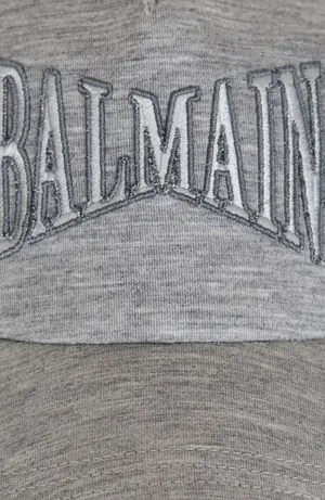 Balmain Embroidered Jersey Cap