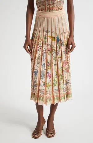 Etro Box Pleat Skirts
