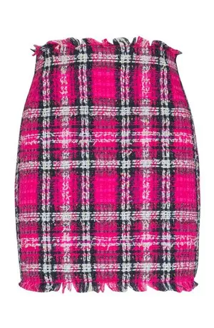Balmain Glitter Tweed Mini Skirt