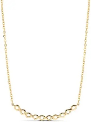 DEVATA Infinity Chain Necklace In 14k Gold - Yellow Gold