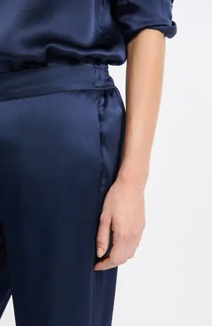 ETAM Pearly Silk Straight Leg Pajama Pants