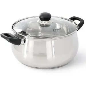OSTER Rametto 5 Piece Belly Shaped Stainless Steel Cookware Set