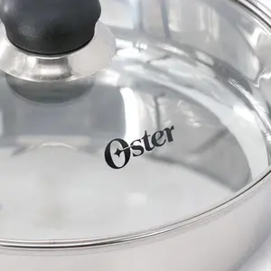 OSTER Rametto 5 Piece Belly Shaped Stainless Steel Cookware Set