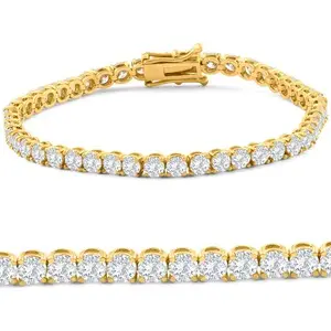 BLISS DIAMOND 8.00ct Diamond Tennis Bracelet In 14k Gold - 14k Yellow Gold