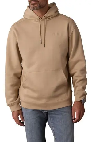 THE NORMAL BRAND Embroidered Fleece Hoodie - Khaki