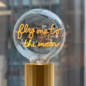 MITB Fly Me To The Moon Portable Table Lamp - White