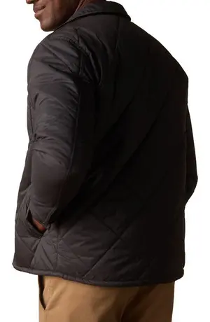 THE NORMAL BRAND Quilted Jacket With Fleece Lining - Charcoal