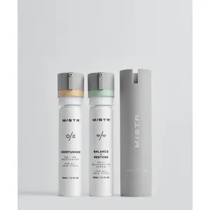 MISTR Pm Set With Night Serum And Am Pm Moisturizer With Reusable Vessel - None (none)