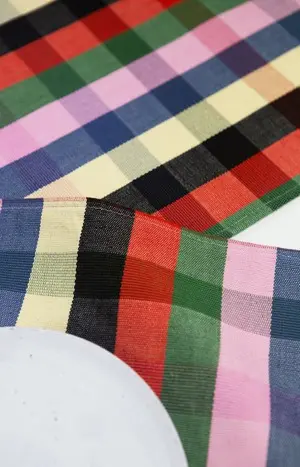 ARCHIVE NEW YORK Marta Handwoven Cotton Plaid Placemats