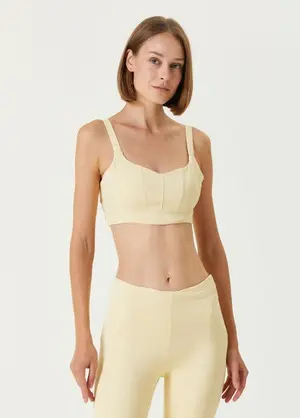 PCFG Bra With Stitch Detail - Light Green