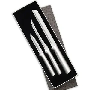 RADA 3 Piece Sensational Serrations Knife Set - Silver
