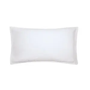 ELISABETH YORK Edin Dove 100% Cotton King Sham 20" X 36 - White