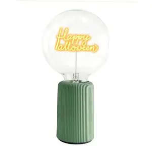 MITB Happy Halloween Portable Table Lamp - Olive