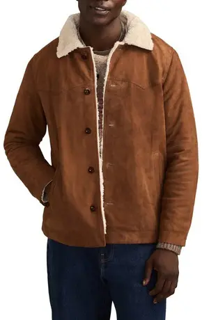 Lucky Brand Faux Shearling Ranch Coat