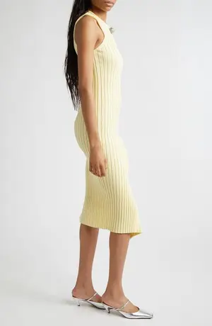 Stella McCartney Rib Organic Cotton Tank Dress