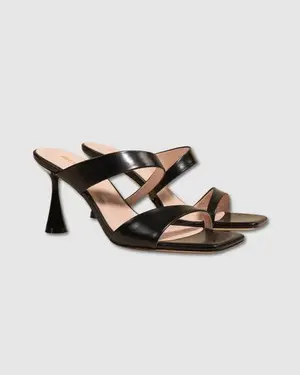 MI/MAI Tara Square Toe High Heel Mule