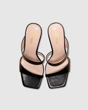 MI/MAI Tara Square Toe High Heel Mule