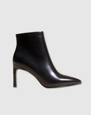 MI/MAI Noura Pointed Toe Ankle Boots - Black
