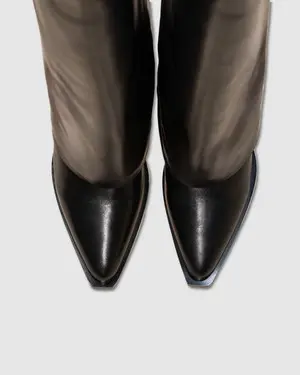 MI/MAI Joan Calf Leather Cuff Boots