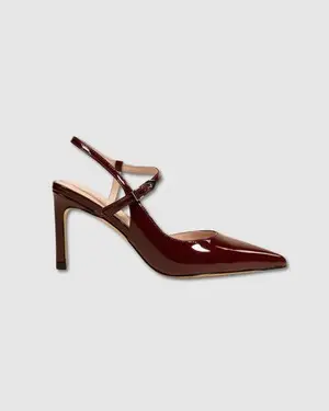 MI/MAI Emy Slingback Stiletto - Burgundy