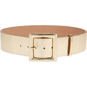 CAROLINA HERRERA Icon Metallic Leather Belt