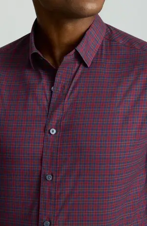 UNTUCKIT Plaid Button-up Shirt