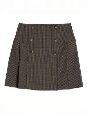 ALBARAY Pleated Mini Skirt