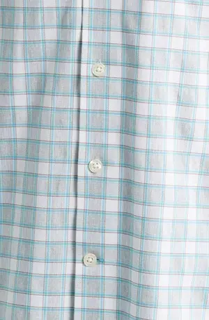 Johnnie-o Gatlin Check Performance Button-up Shirt