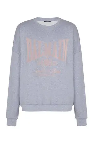 Balmain Printed Cotton Sweatshirt