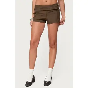 Edikted Button Detailed Shorts For Women