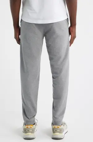 Mack Weldon Ace Stretch Cotton French Terry Sweatpants - Grey Heather