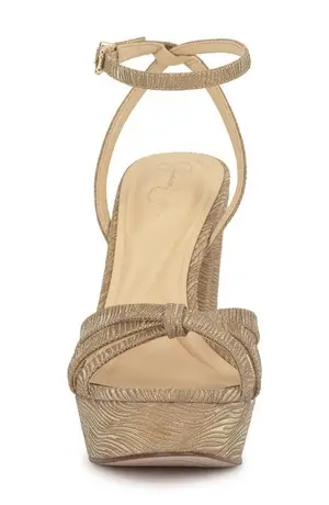 Jessica Simpson Ilaria Platform Sandals - Bronze