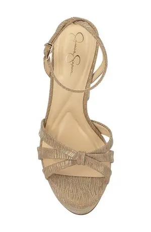 Jessica Simpson Ilaria Platform Sandals - Bronze