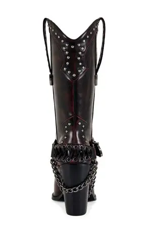 AZALEA WANG Osborn Studded Mid-calf Boots