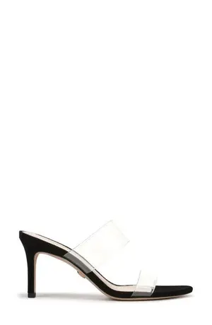 Veronica Beard Asha 75 Sandal - Clear/black