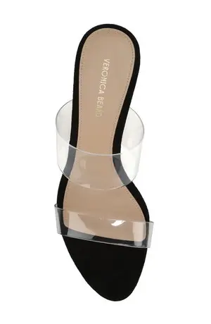 Veronica Beard Asha 75 Sandal - Clear/black