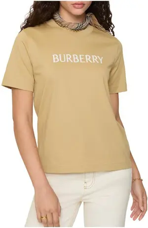 Burberry Cut Out T-shirts For Women