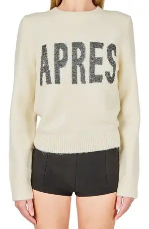 Endless Rose Aprés Crewneck Sweater
