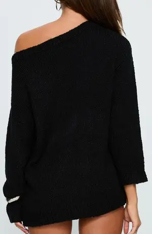 Princess Polly Esenia Eyelet One-shoulder Sweater