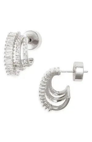 Nordstrom Silver Tone Earrings