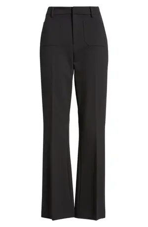LIVERPOOL Patch Pocket Flare Leg Trousers