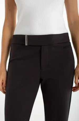 LIVERPOOL Extended Tab Waist Crop Flare Pants