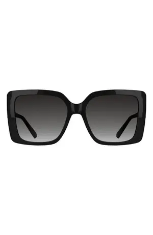 Kendra Scott Gradient Rectangular Sunglasses Black