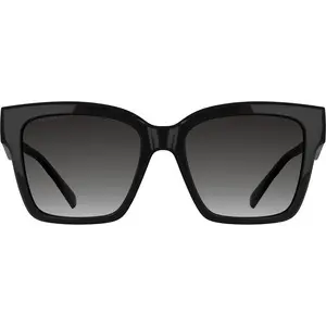 Kendra Scott Dira 56mm Rectangular Sunglasses - Black