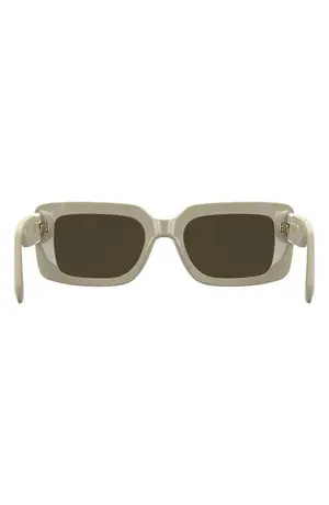 Kendra Scott Dira Rectangular Sunglasses - Cream